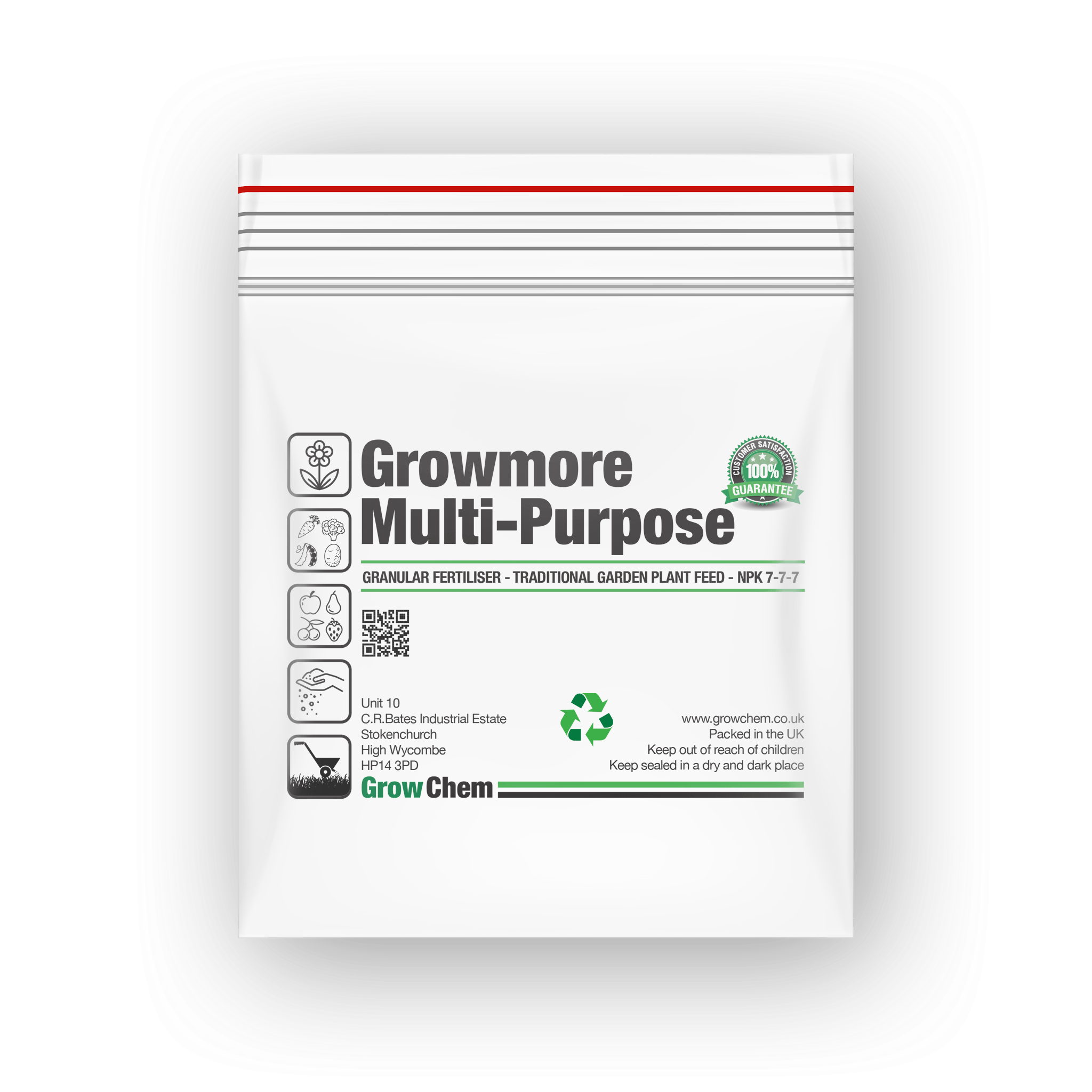 Growmore 7-7-7 (Fertiliser) - growmore 7 7 7 | Grow Chem
